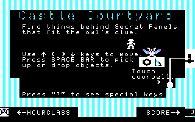 Screenshot of Think Quick! (DOS, 1987) - MobyGames