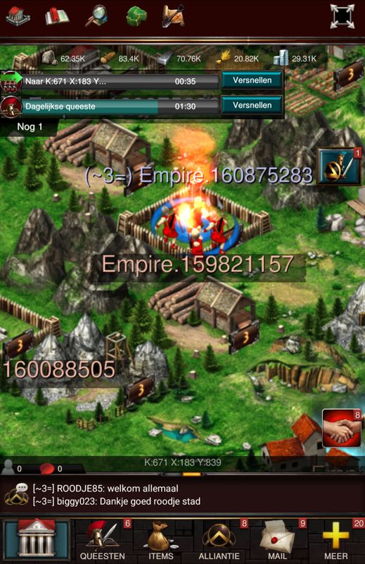 Screenshot of Game of War: Fire Age (Android, 2013) - MobyGames