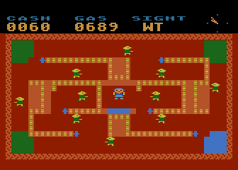 Screenshot of New York City (Atari 8-bit, 1983) - MobyGames