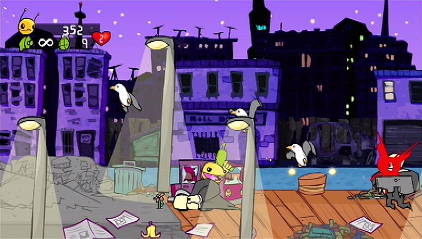 Screenshot of Alien Hominid (Xbox 360, 2004) - MobyGames