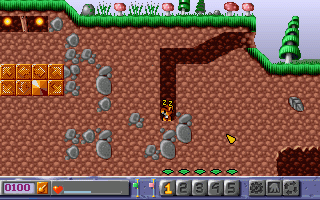 Screenshot of Diggers (Amiga, 1993) - MobyGames