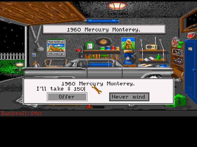 Screenshot of Street Rod 2: The Next Generation (Amiga, 1991) - MobyGames