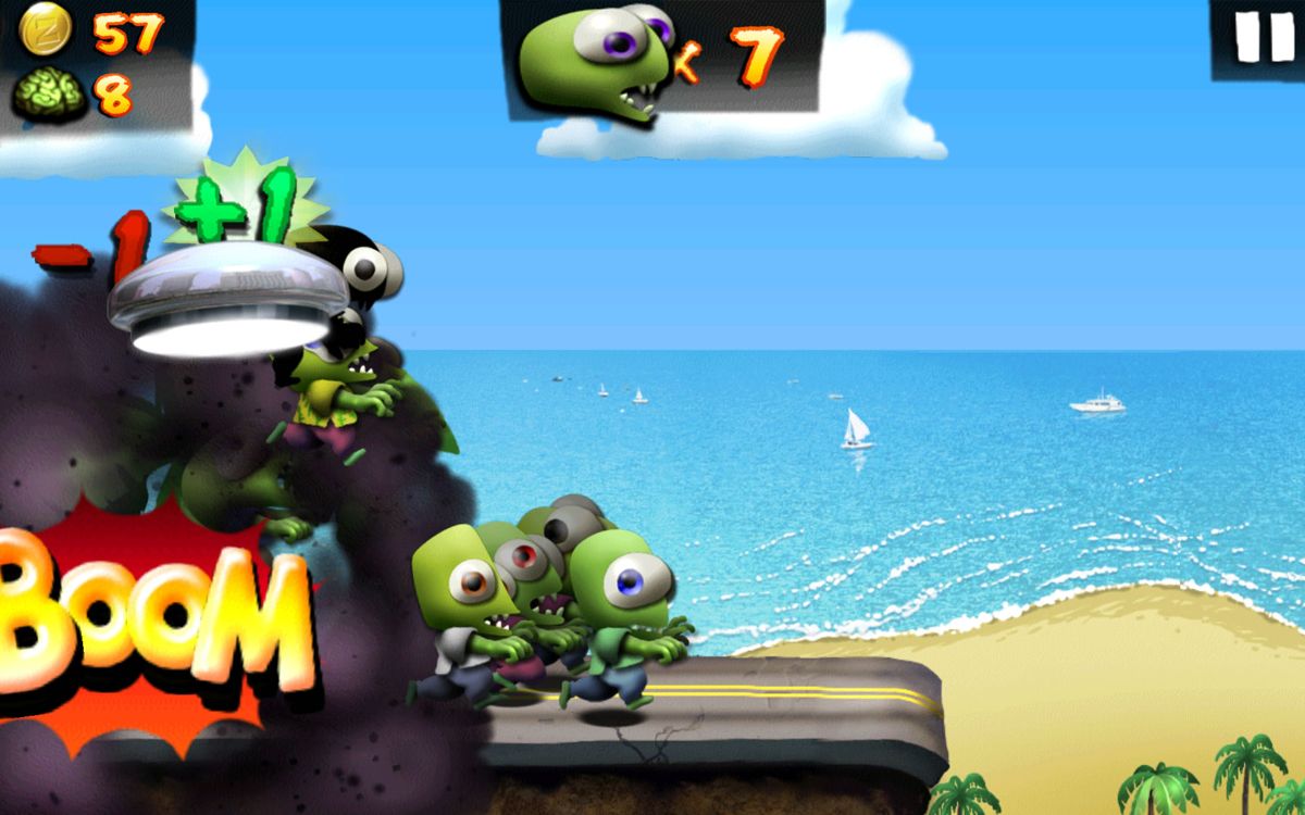 Screenshot of Zombie Tsunami (Android, 2012) - MobyGames