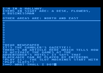 Screenshot of Softporn Adventure (Atari 8-bit, 1981) - MobyGames