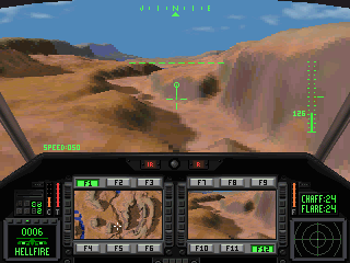 Screenshot of Comanche: Maximum Overkill (DOS, 1992) - MobyGames