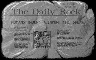 Screenshot of The Humans (DOS, 1992) - MobyGames