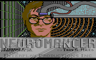 Screenshot of Neuromancer (Commodore 64, 1988) - MobyGames