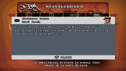 Screenshot of B-Boy (PSP, 2006) - MobyGames