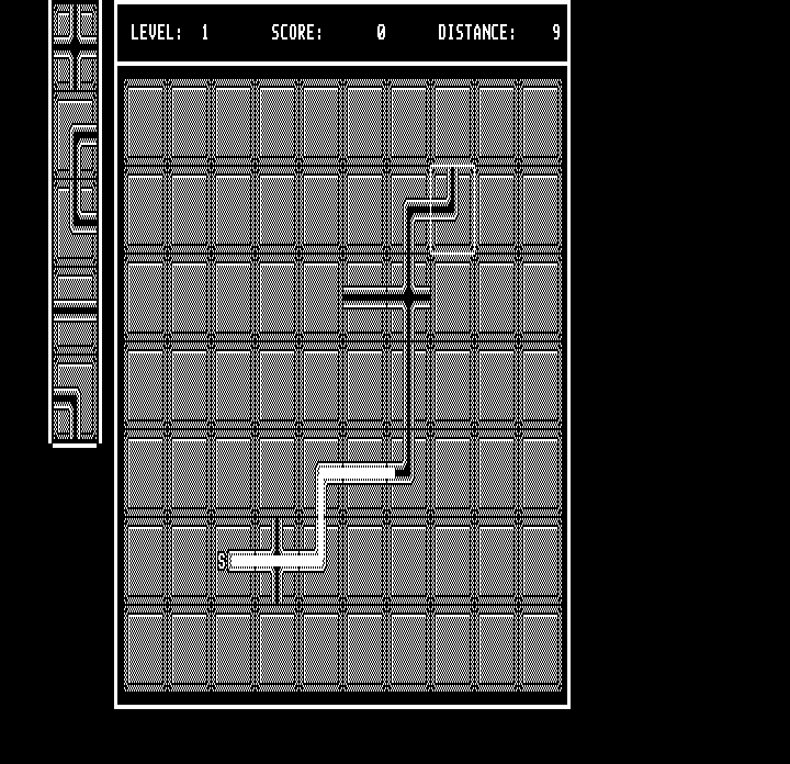 Screenshot of Pipe Dream (DOS, 1989) - MobyGames