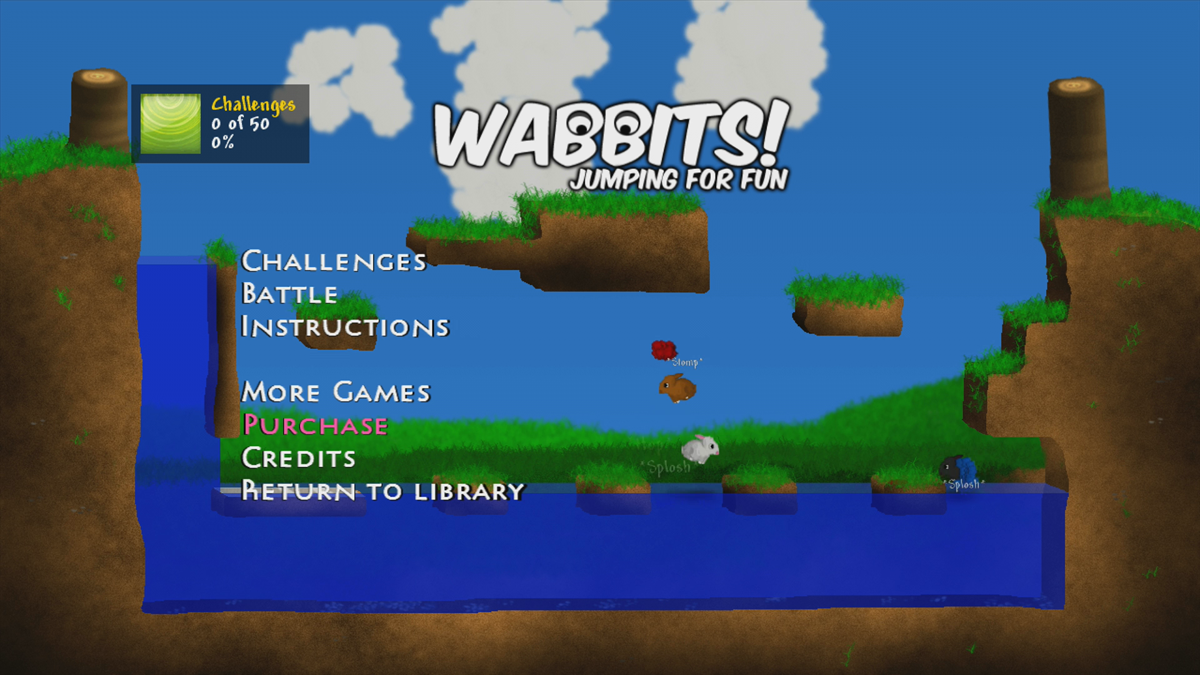 Screenshot of Wabbits! Jumping for Fun (Xbox 360, 2011) - MobyGames