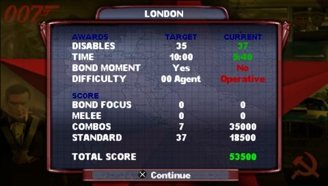 Screenshot of 007: From Russia with Love (PSP, 2005) - MobyGames