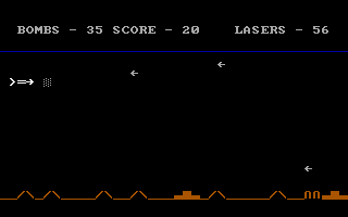 Screenshot of Attack (DOS, 1982) - MobyGames