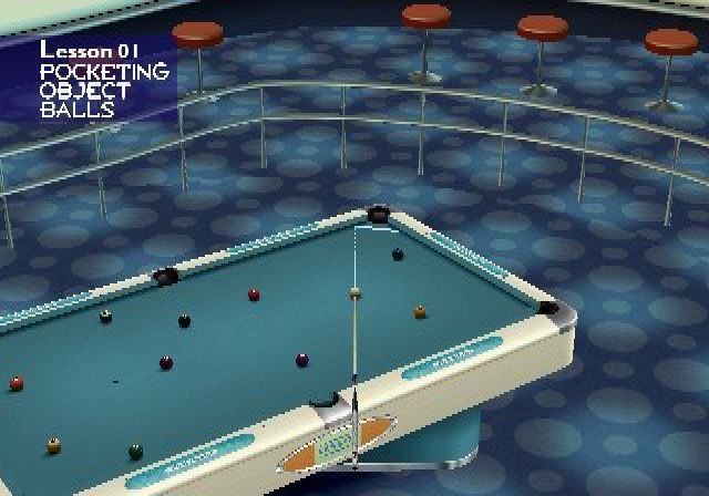 Screenshot of Q-Ball Billiards Master (PlayStation 2, 2000) - MobyGames