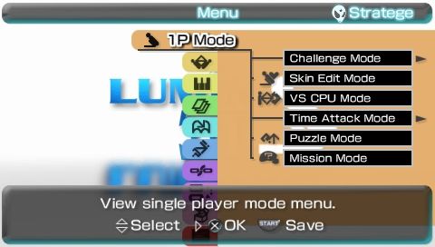 Screenshot of Lumines II (PSP, 2006) - MobyGames
