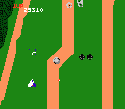 Screenshot of Xevious (NES, 1982) - MobyGames