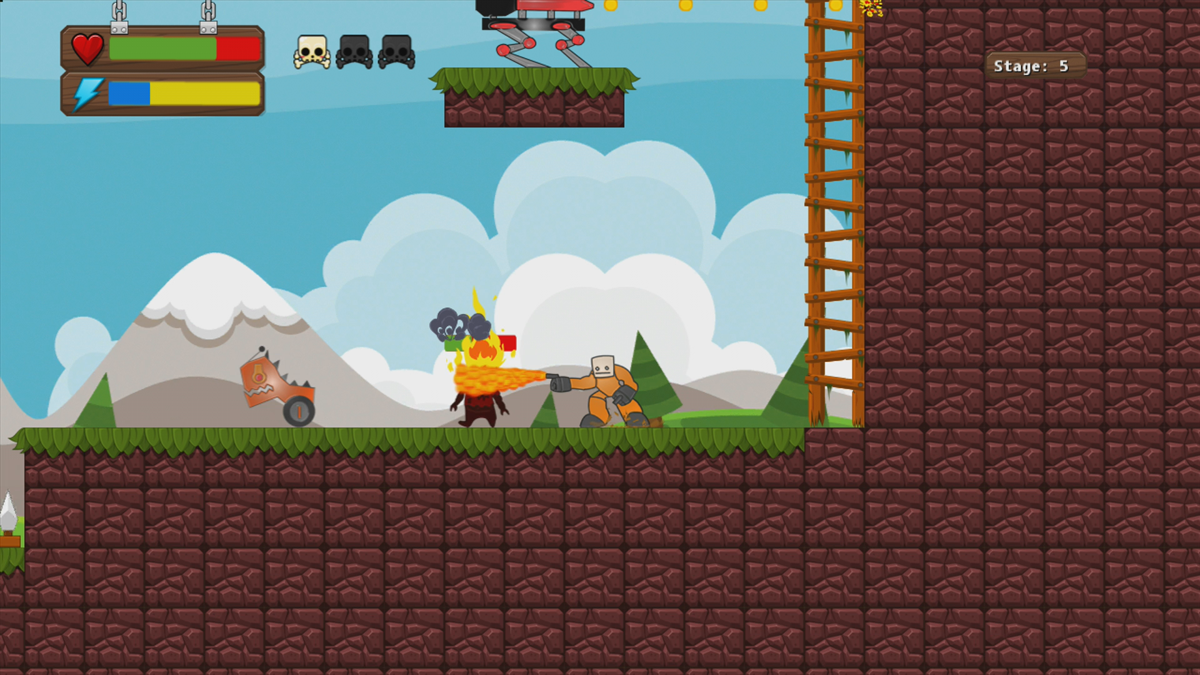 Screenshot of That Orange Guy (Xbox 360, 2013) - MobyGames