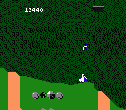 Screenshot of Xevious (NES, 1982) - MobyGames