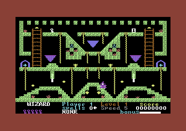 Screenshot of Wizard (Commodore 64, 1984) - MobyGames