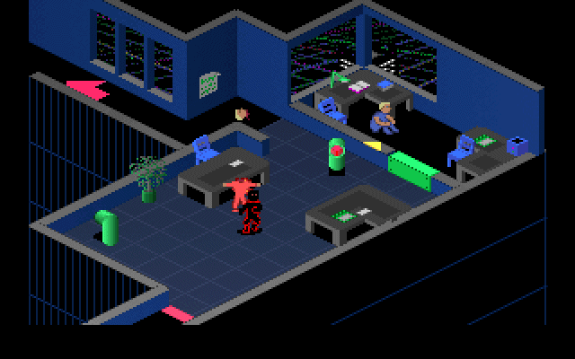 Screenshot of D/Generation (DOS, 1991) - MobyGames