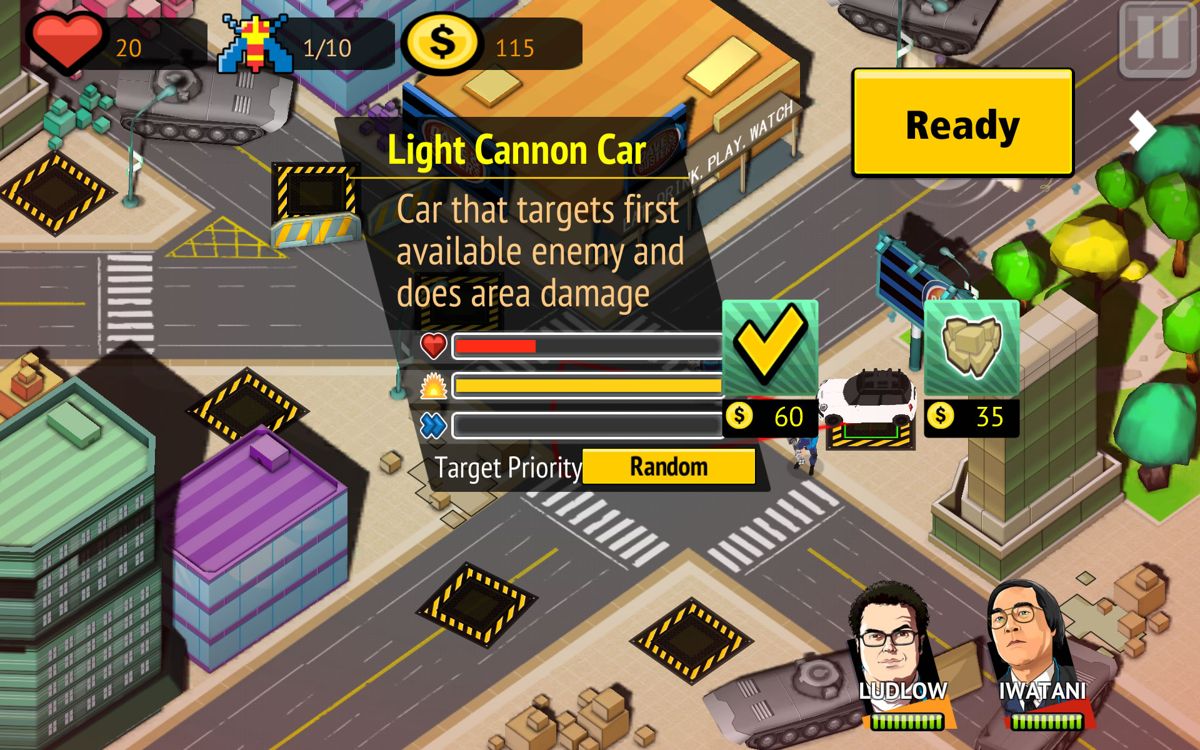 Screenshot of Pixels Defense (Android, 2015) - MobyGames