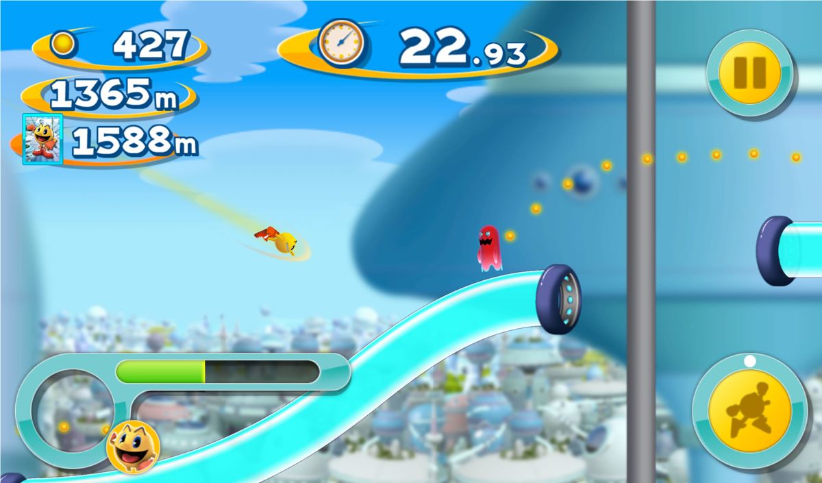 Screenshot of Pac-Man Dash! (Android, 2013) - MobyGames