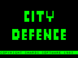 City Defence (1983) - MobyGames