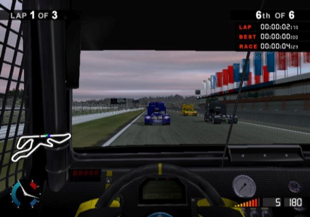 Screenshot of Super Trucks Racing (PlayStation 2, 2002) - MobyGames