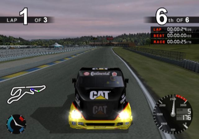 Screenshot of Super Trucks Racing (PlayStation 2, 2002) - MobyGames