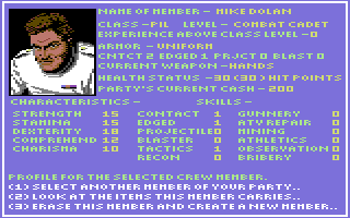 Screenshot of Sentinel Worlds I: Future Magic (Commodore 64, 1988 ...