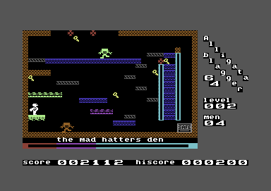 Screenshot of Blagger (Commodore 64, 1983) - MobyGames