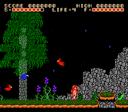 Screenshot of The Adventures of Captain Comic (NES, 1988) - MobyGames