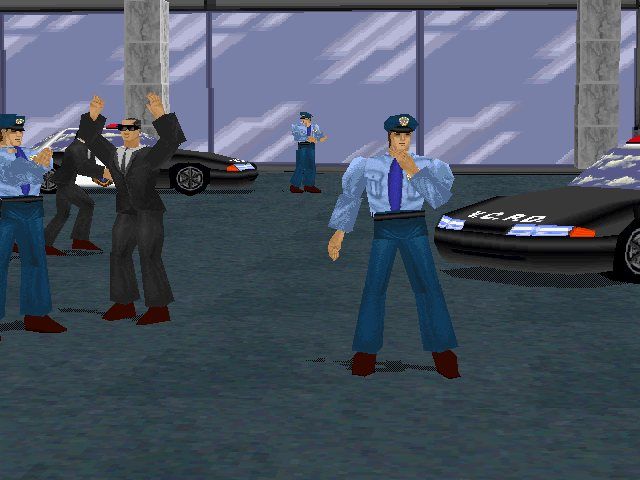 Screenshot of Virtua Cop (Windows, 1994) - MobyGames