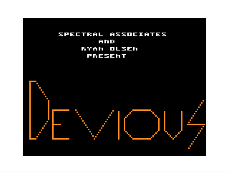 Devious (1984) - MobyGames