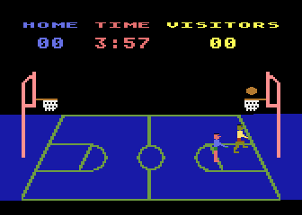 Screenshot of Basketball (Atari 8-bit, 1978) - MobyGames