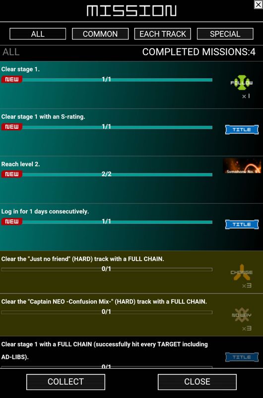Screenshot of Groove Coaster 2: Original Style (Android, 2012) - MobyGames