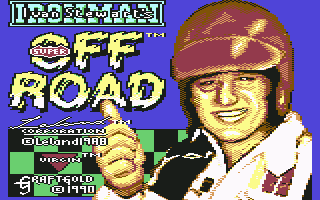 Screenshot of Ivan 'Ironman' Stewart's Super Off Road (Commodore 64 ...