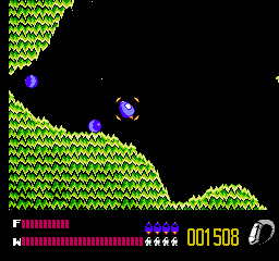 Screenshot of Solar Jetman: Hunt for the Golden Warpship (NES, 1990 ...