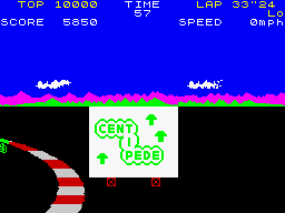 Screenshot of Pole Position (ZX Spectrum, 1982) - MobyGames