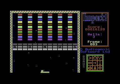 Screenshot of Blockbuster (Commodore 64, 1987) - MobyGames