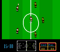 Screenshot of Futebol (NES, 1991) - MobyGames