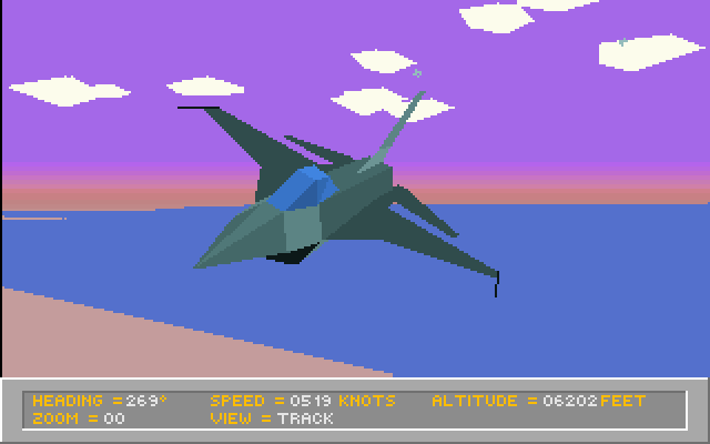 Screenshot of Falcon 3.0 (DOS, 1991) - MobyGames