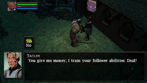 Screenshot of Dungeon Siege: Throne of Agony (PSP, 2006) - MobyGames