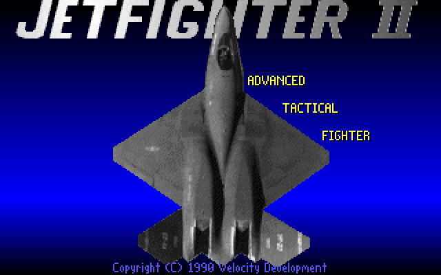 Screenshot of JetFighter II: Advanced Tactical Fighter (DOS, 1990 ...