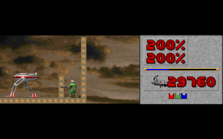Screenshot of Doom 2D (DOS, 1996) - MobyGames
