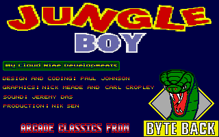 Screenshot of Jungle Boy (Atari ST, 1991) - MobyGames