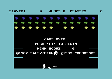 Screenshot of Circus (Commodore 64, 1977) - MobyGames