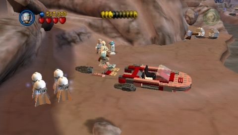 Screenshot of LEGO Star Wars II: The Original Trilogy (PSP, 2006 ...