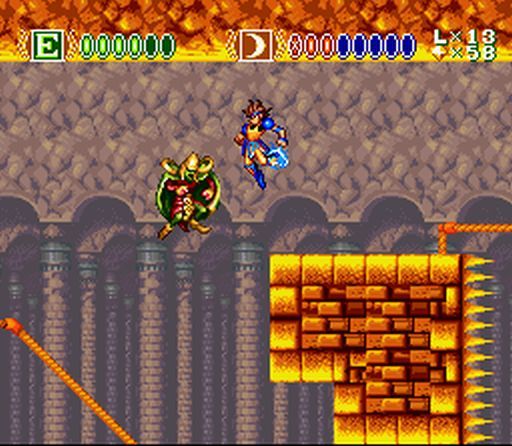 Screenshot of Skyblazer (SNES, 1993) - MobyGames