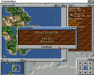 Screenshot of Sid Meier's Colonization (Amiga, 1994) - MobyGames