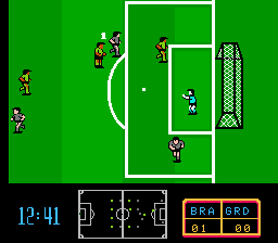 Screenshot of Ultimate League Soccer (NES, 1991) - MobyGames